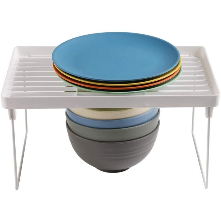 3X Stacking Cabinet Shelf Rack Steel Metal Leg - Cupboard, Plate, Dish ...