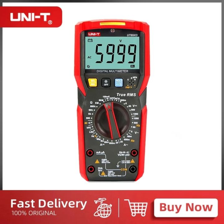 UNI-T UT89XD UT89X Professional Digital Multimeter True RMS NCV 20A ...