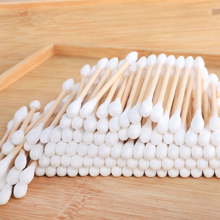 Cotton Buds 100 Pcs Ear Buds Nose Buds Safe Cotton buds Double Headed ...