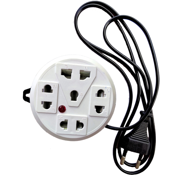 Power Strip 1.4m 4 Sockets Wirecode AC Plug Socket Switch Electrical ...