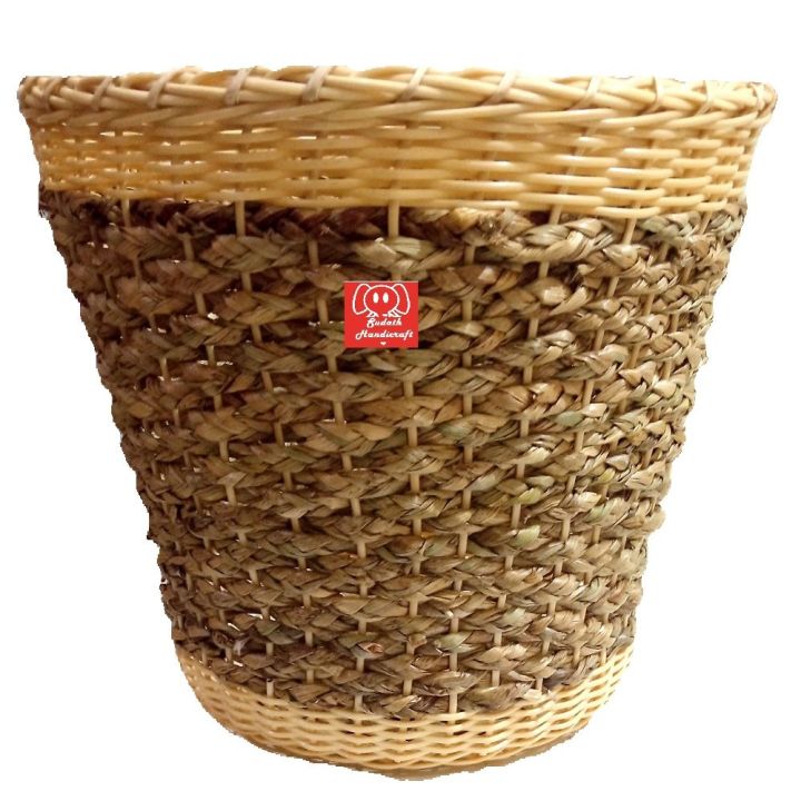 Cane & Reed Bin, Garbage Bin, Dustbin | Daraz.lk