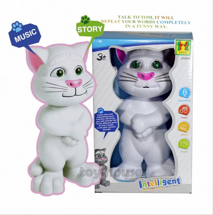 Talking Tom Cat with Recording, Music, Story and Touch Functionality ...