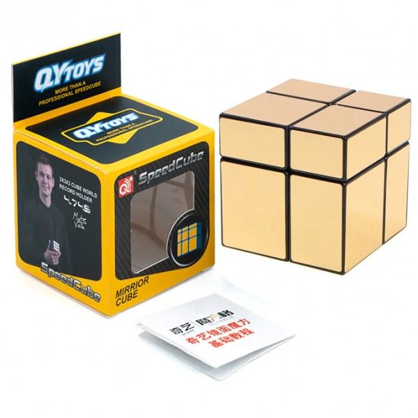 QiYi 2x2 Mirror Rubik Cube Stickerless Professional Antistress Puzzle ...