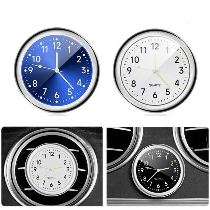 New 40mm Car Clock Dashboard with Clip Quartz Clock Double Side Tape ...