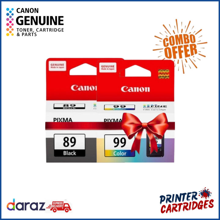 Canon PG-89 Black / CL-99 Multi-Color Original Ink Combo Pack | Daraz.lk