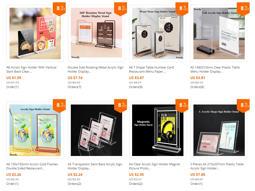 Wall Mounted Restaurant Cafes Pubs Bars Bill Receipt Hanging Rack ...