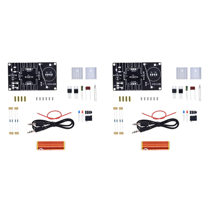 2 Set Mini Coil Kit 15W Mini Music Coil Plasma Speaker Wireless ...