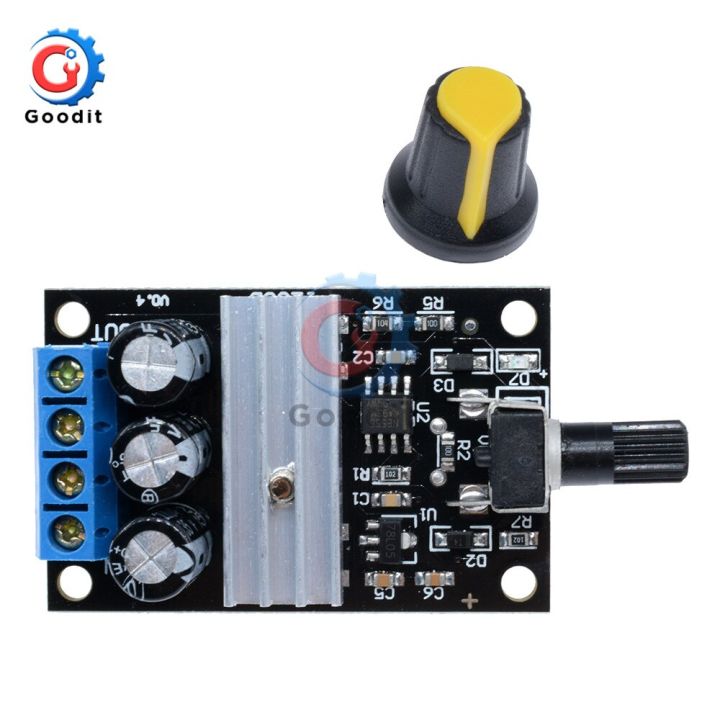 PWM 6V-28V 3A DC Motor Speed Controller Regulator Adjustable Variable ...