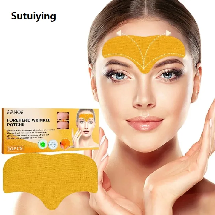 Sutuiying Profesional 10pcs Forehead Wrinkle Patches Anti Aging Head ...