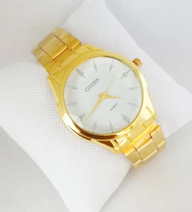 citizen gold color chain watch | Daraz.lk