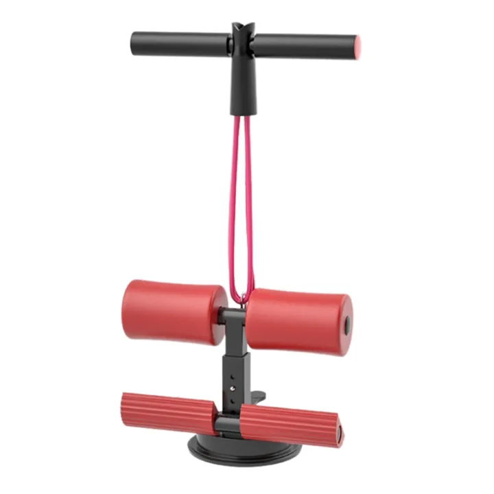 Sit Up Bar with Resistance Bands, Portable Adjustable Sit Up Assistant ...