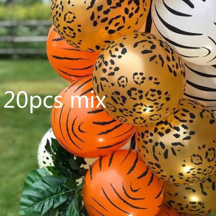【DIV MALL】Latex Animal Balloons Birthday Party Safari Jungle Theme ...