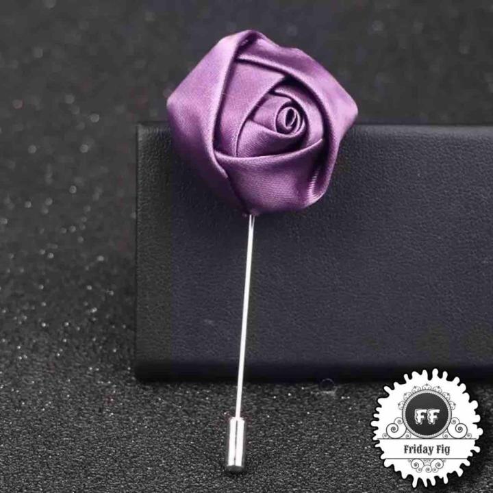 1 Piece Fashion Suit Suits Brooch Pins Brooches Men Wedding Rose Flower ...