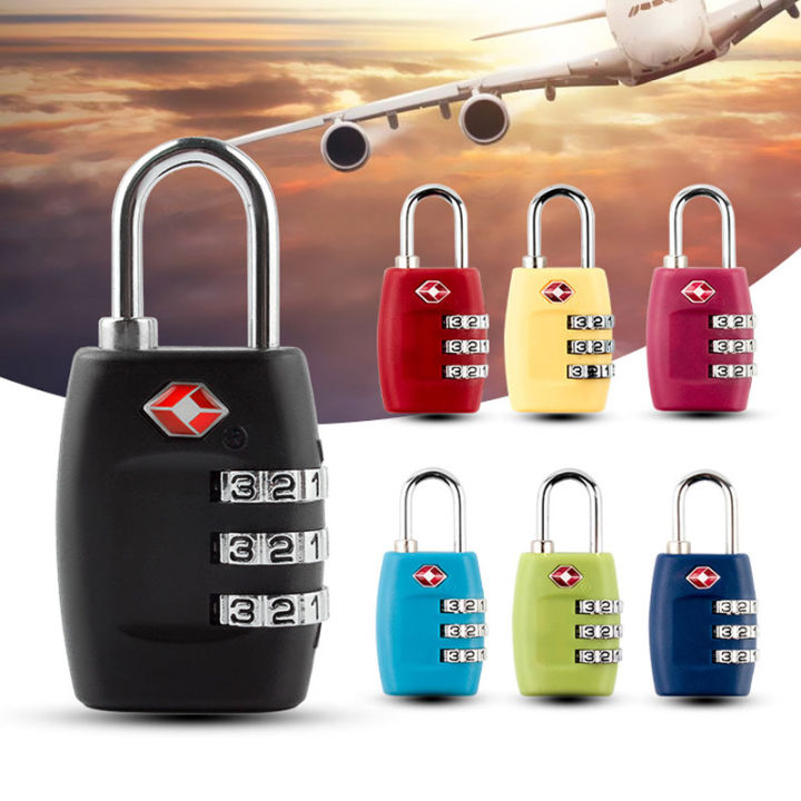 TSA Approved Luggage Locks Resettable Travel Must Haves Essentials 3 ...