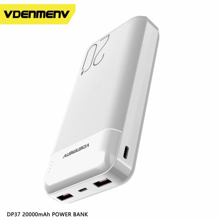 Denmen DP37 20000mAh Power Bank with USB & Type-C Connectivity | Daraz.lk