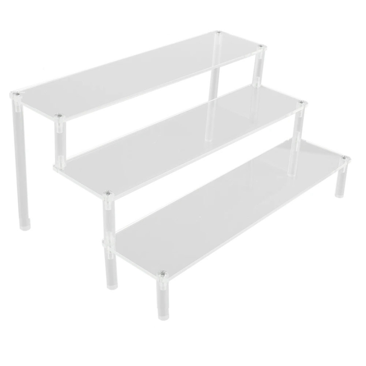 3 Tier Acrylic Display Risers Clear Display Stands for Figures Cupcake ...