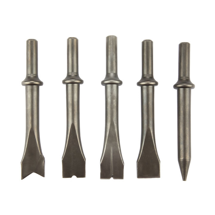 【StyleVoyager】5pcs10cm Round Shank Chisels Air Hammer Chisel Set ...