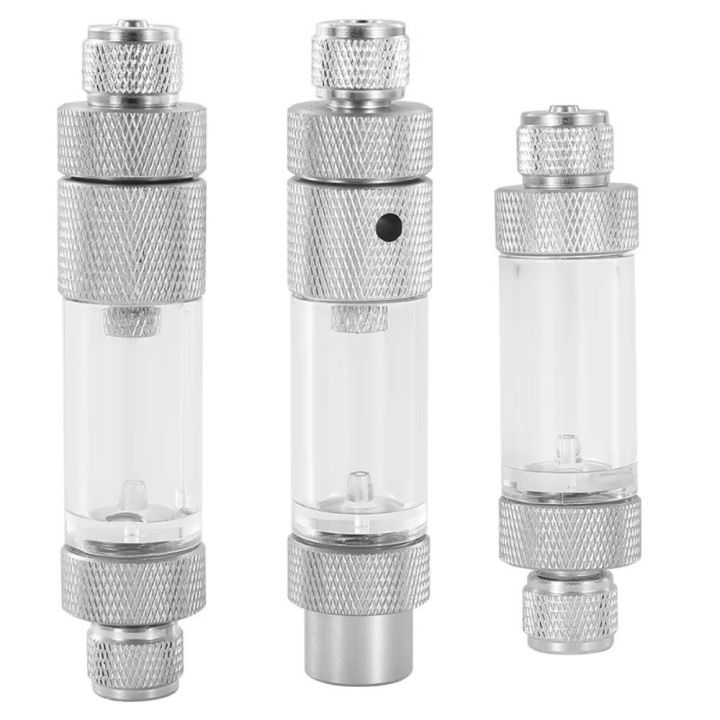 Water Plant Systems Built-in Check Valve CO2 Bubble Counter Double Head ...