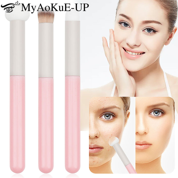 1pcs Pink Makeup Brushes Concealer Blush Lipstick Applicator Foundation BB Cream Liquid ...