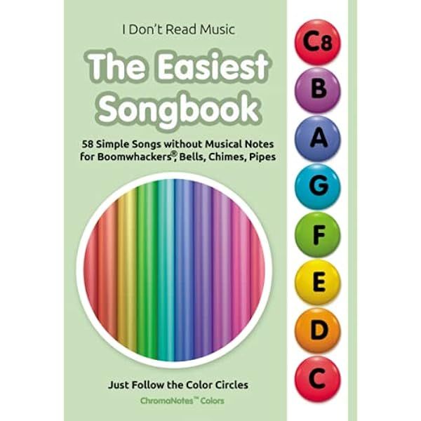 The Easiest Songbook. 58 Simple Songs without Musical Notes for ...
