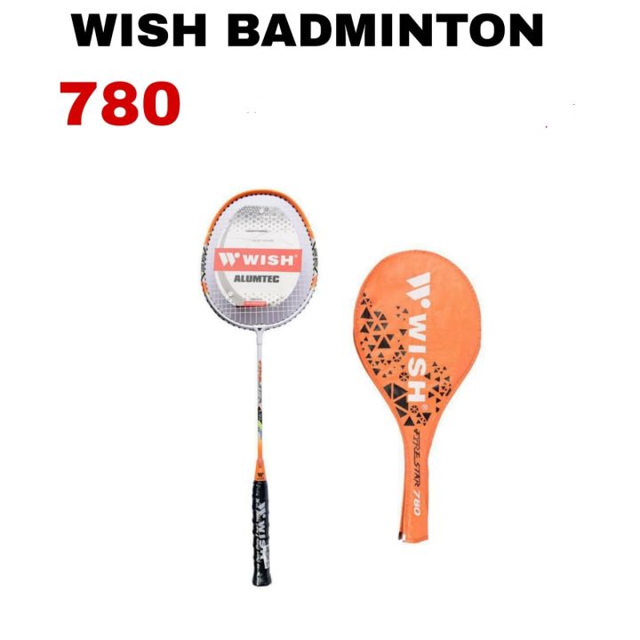 Wish Badminton Racket 780 (Single Piece) / Badminton Racket Wish 780 ...