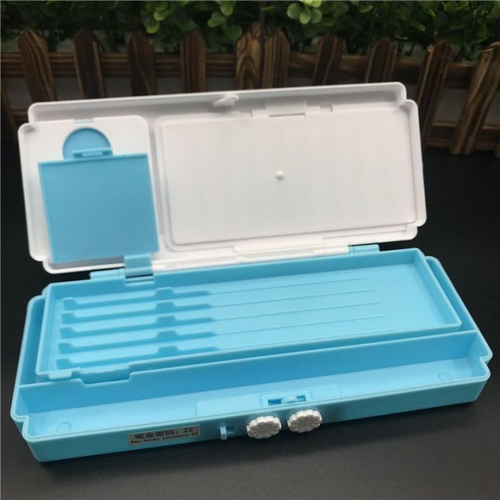 Creative Multifunctional Stationery Box New Ruler Sets Plastic Double ...