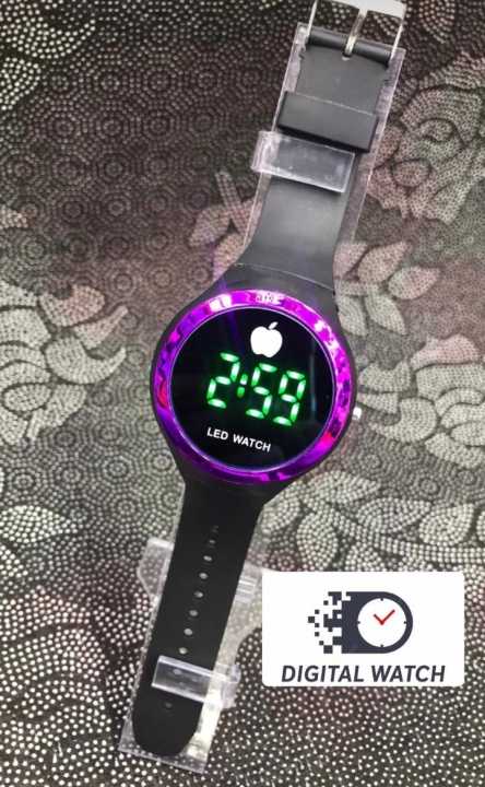 LED Purple Border Watch | Daraz.lk