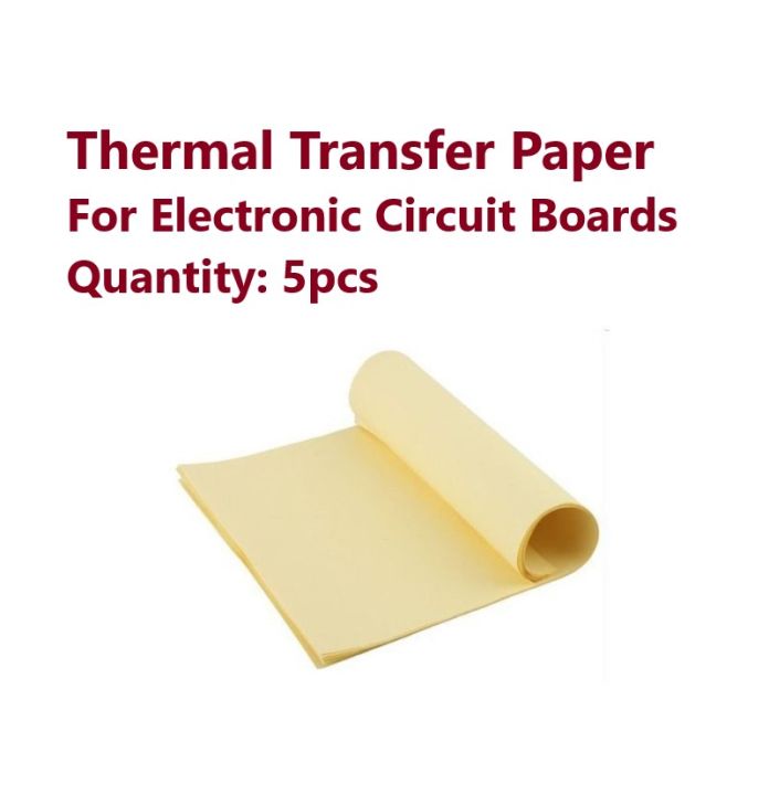 5 pcs of Thermal Transfer Paper for Electronic Circuit Diagram Printing ...
