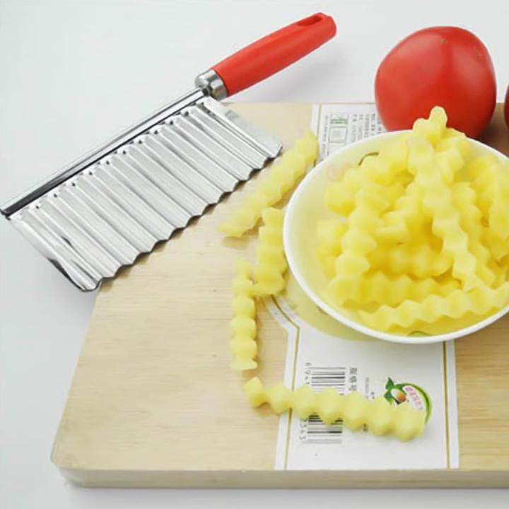 Potato Chip Slicer Wave Crinkle Zig Zag French Fries Slicer Vegetable ...