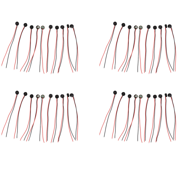 40Pcs Electret Condenser MIC 4mm x 2mm for PC Phone MP3 MP4 | Daraz.lk