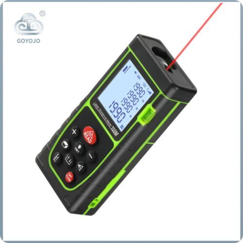 40m Digital Laser Point Measure Waterproof Distance Meter Tape Range ...