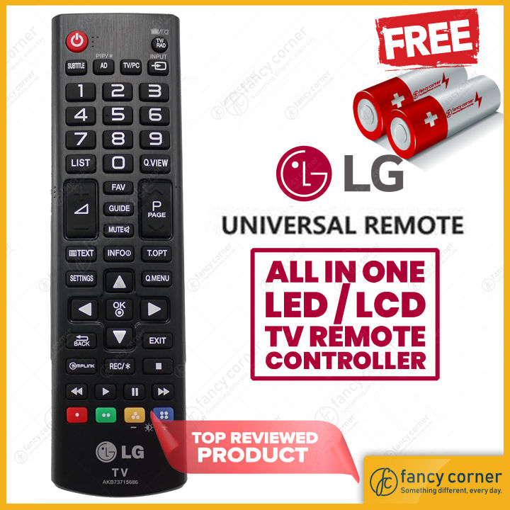 LG Smart & Normal LCD / LED TV Remote Controller & Free Batteries | Daraz.lk
