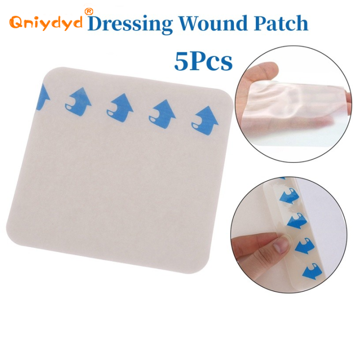 5PCS Hydrocolloid Adhesive Dressing Wound Dressing Sterile Thin Healing ...