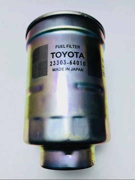 TOYOTA FUEL FILTER FOR DIESEL ENGINES 23303-64010 GENUINE OEM FUEL ...