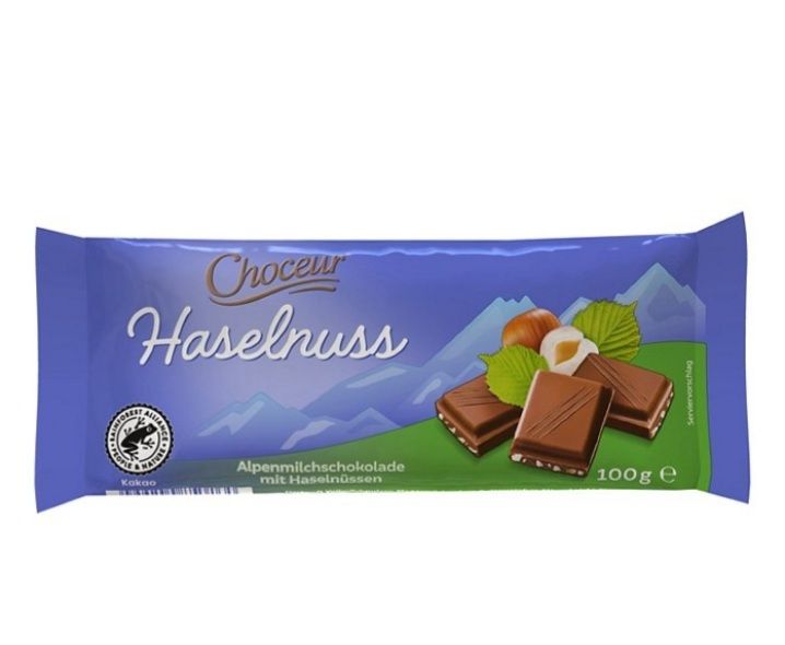 Choceur milk chocolate with roasted hazelnuts 100g Germany | Daraz.lk