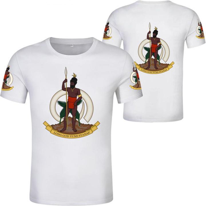 Vanuatu T shirt name number vut T-shirt 0 clothing print DIY free ...