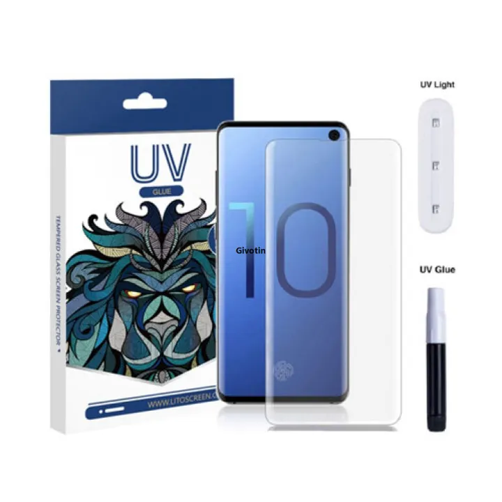 Samsung Note 10 Plus LITO UV Liquid Full Glue Tempered Glass Screen ...
