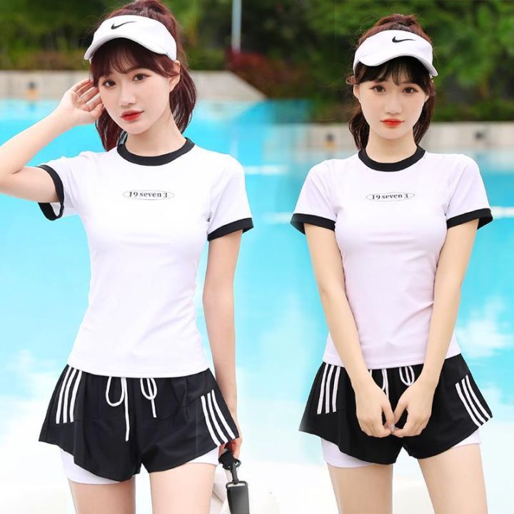 New Swimwear Women's Belly Covering Fashion Junior High School 2024 ...