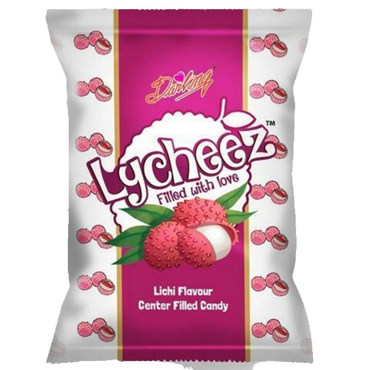 Darling Lycheez Toffees Lychee Lichi Flavour Center Filled with Love ...