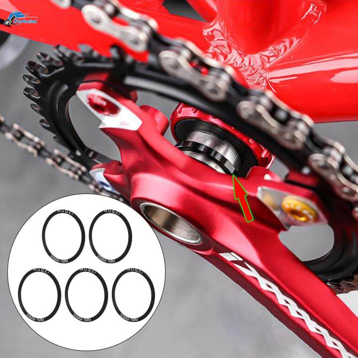 5pcs Bike Bottom Bracket Gasket Crank Set Washer Spacer Repair Parts ...