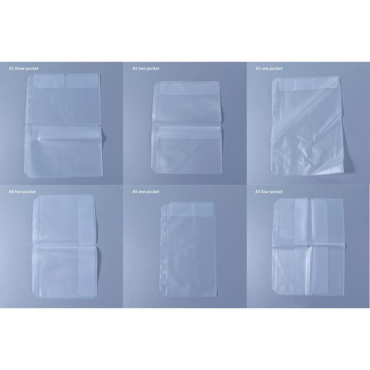 Office Supplies 6 Holes Diary Ticket Storage Card Organizer Scrapbook ...