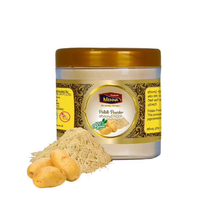 Menna Products 100% Pure Natural Potato Powder 100g | Daraz.lk