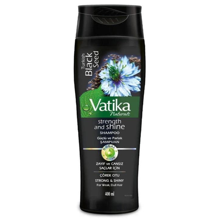 Vatika Shampoo Strength and Shine (Turkish Black Seed) - 400ml | Daraz.lk