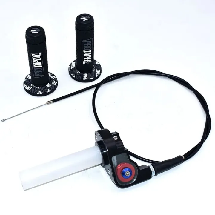 bike modified parts Motorcycle Grips With 1/4 Quick Turn Throttle ...