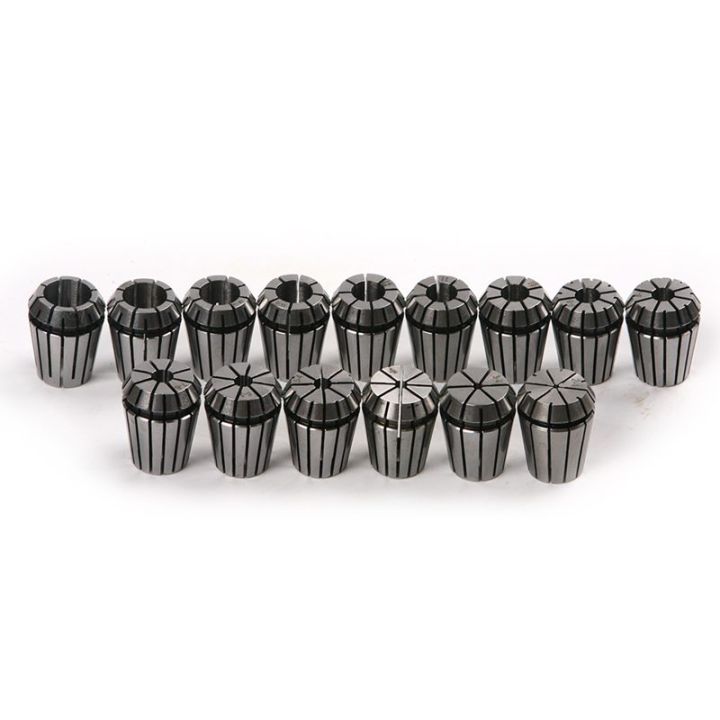 15Pcs ER25 Collet Tool Precision Spring Collet Set from 2mm to 16mm CNC ...
