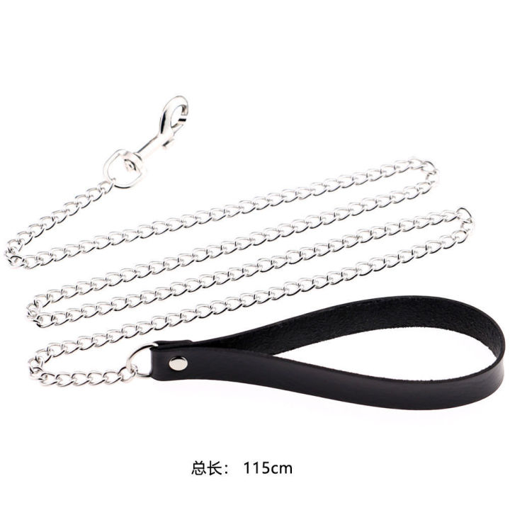 【Hot Picks】Women's Collar suit Men's Sex Leash Bell Couple's Dog Chain ...
