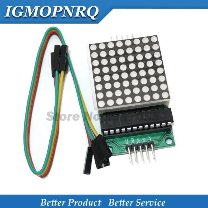 【KAMDSS015】MAX7219 Dot Matrix LED Module LED Matrix Controller MCU ...