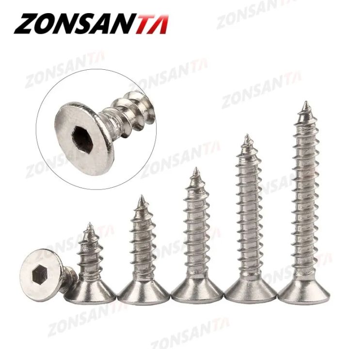Inspection ToolsZONSANTA M3 M4 M5 Countersunk head hexagon socket ...