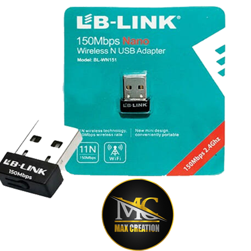 High Speed Genuine LB Link 150 Mbps 2.4 Ghz Wireless USB Wi Fi Adapter ...
