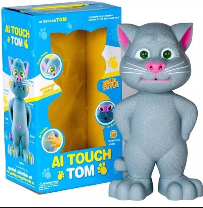 Talking Tom Sensitive Intelligent and Recording talk back toy with AI ...